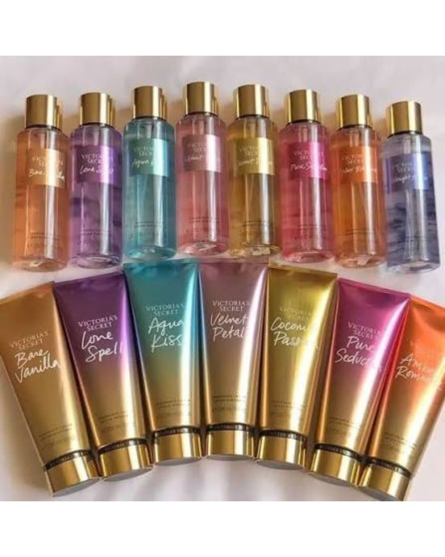 Kit Creme e Body Splash Victoria Secrets - Cosméticos Atacado.